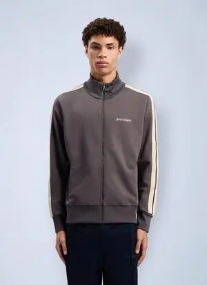 Palm Angels Classic Logo Track Jacket - Gray