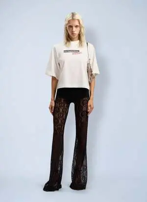 Palm Angels Cropped Graphic T-shirt