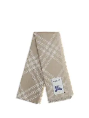 Burberry Wool And Silk Scarf