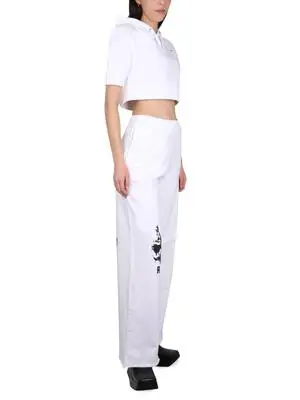 Raf Simons Sweatshirt With Logo Embroidery - White