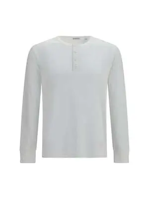 Burberry Burberry Men Long-Sleeve Cotton Top White