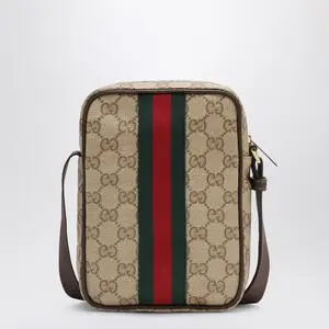 Gucci Mini Gg Bag With Web Stripe - Cream