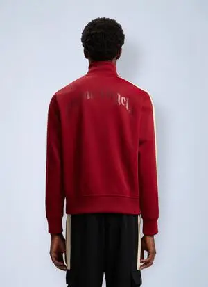 Palm Angels Curved Logo Zip-up Track Jacket
