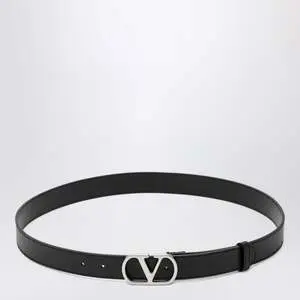 Valentino Garavani Vlogo Signature Belt - Black