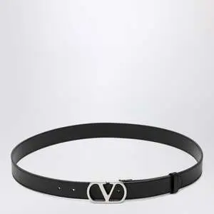 Valentino Garavani Vlogo Signature Belt - Black