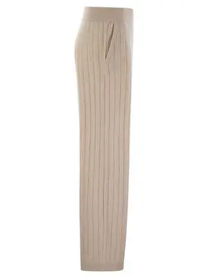 Brunello Cucinelli Cashmere Knit Trousers