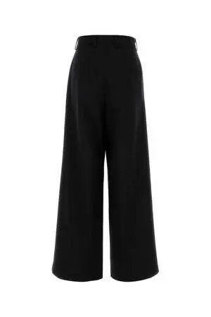 Dries Van Noten Wool Blend Penn Wide-leg Pant