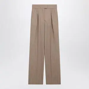 Valentino Garavani Pinstripe Wool Trousers