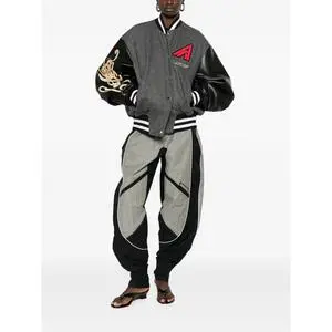 Attico Tapered Trousers - Black