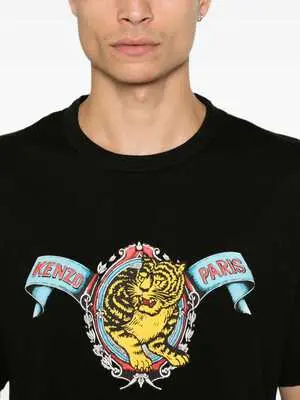Kenzo Leaping Tiger Print T-shirt