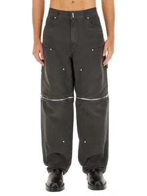Givenchy Jeans With Zip - Black