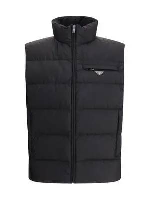 Prada Re-nylon Down Vest - Black