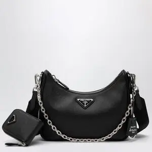 Prada Re-edition 2005 Leather Bag - Black