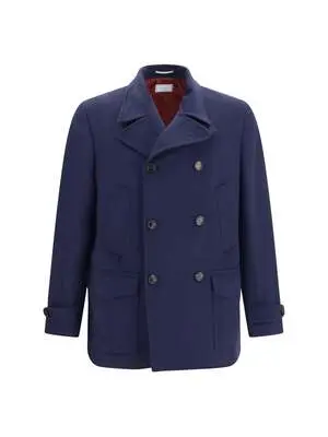 Brunello Cucinelli Double-breasted Wool Coat