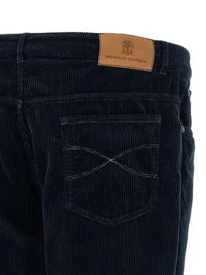 Brunello Cucinelli Corduroy Pants - Blue