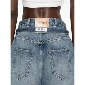 Attico Denim Wide-leg Jeans - Blue