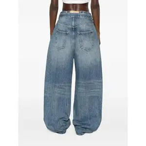 Attico Denim Wide-leg Jeans - Blue