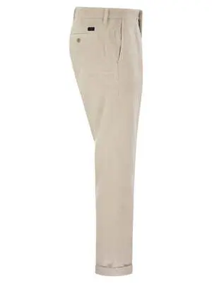 FAY Slim Corduroy Trousers