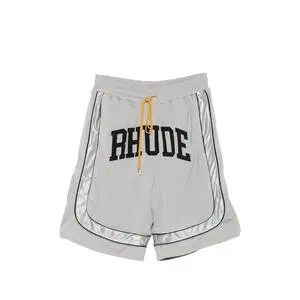 Rhude Contrast Trim Mesh Track Shorts