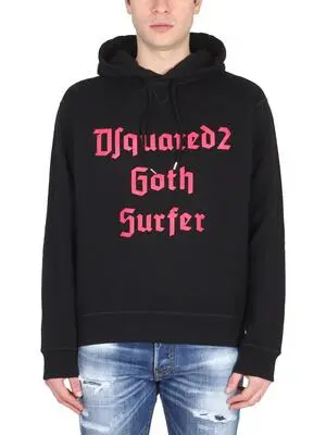 Dsquared2 Dsquared Men Sweatshirt With Logo Print Black