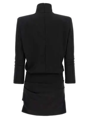 Attico Structured Shoulder Dress