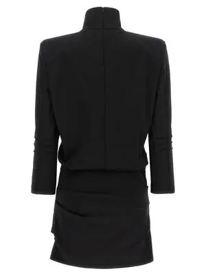 Attico Structured Shoulder Dress