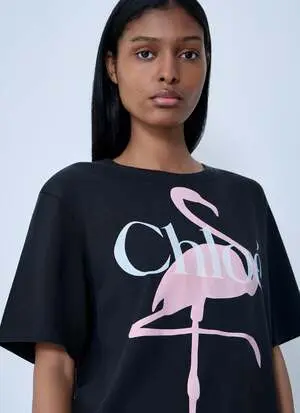 Chloé Logo Motif T-shirt