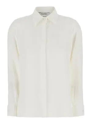 Max Mara Geranio Silk Shirt - White