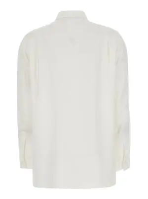 Max Mara Geranio Silk Shirt - White