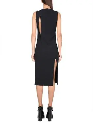 Versace Sleeveless Cutout Midi Dress
