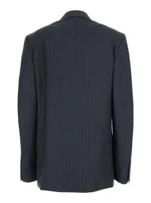 Gucci Wool Pinstripe Blazer - Multicolor