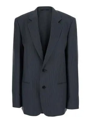 Gucci GUCCI Wool Pinstripe Blazer Multicolor