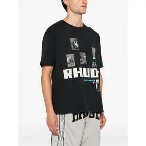 R H U D E T-shirts & Vests T-shirts - Black
