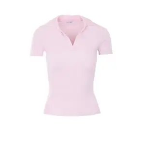 Max Mara Ribbed Short-sleeve Top - Pink
