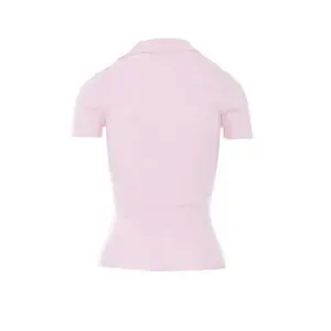 Max Mara Ribbed Short-sleeve Top - Pink