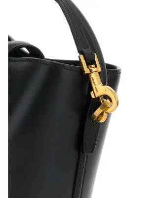 Saint Laurent Le 37 Leather Shoulder Bag - Black