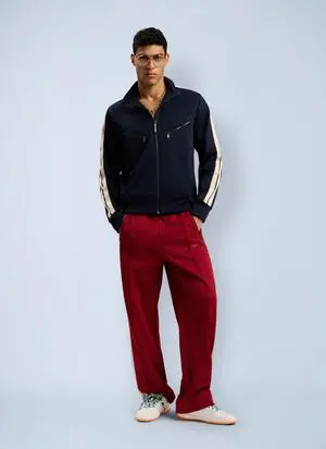 Palm Angels Classic Logo Zip-up Track Pants - Red