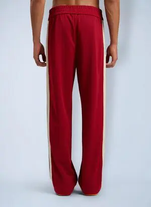 Palm Angels Classic Logo Zip-up Track Pants - Red