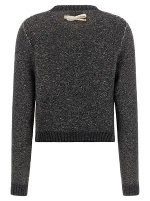 Moschino Bow Sweater - Gray