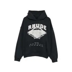 Rhude Sweaters & Knitwear Hoodies - Black