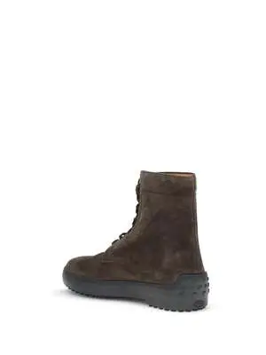 TOD'S Suede Ankle Boots - Brown