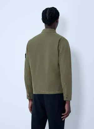 Stone Island Logo Patch Overshirt