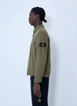Stone Island Logo Patch Overshirt