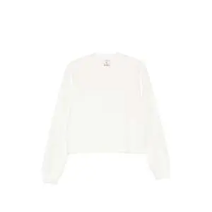 Casablanca Jersey Embroidered Logo Sweatshirt - Cream