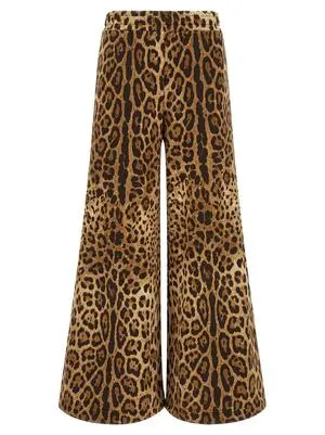 Dolce & Gabbana Leo Print Trousers - Brown