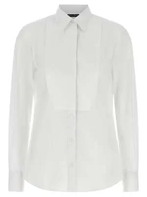 Dolce & Gabbana Tuxedo Shirt - White
