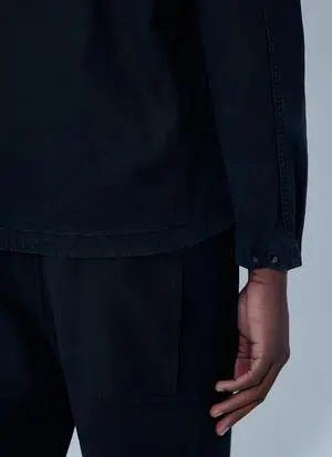Stone Island Logo Patch Shirt - Black