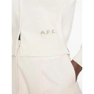 A.p.c. Neutrals Knitwear Cardigans - Cream