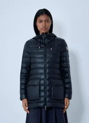 Moncler Jasmin Short Parka Jacket - Black