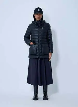 Moncler Jasmin Short Parka Jacket - Black